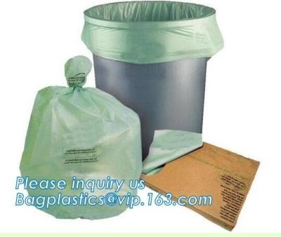 China Biodegradable disposable compostable plastic bag and corn starch bag, Eco friendly biodegradable compostable plastic bag for sale