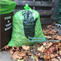 China OEM 100% Compostable Eco Friendly Biodegradable Garbage Bags, 100% Biodegradable Compostable Plastic Garbage Bags for sale