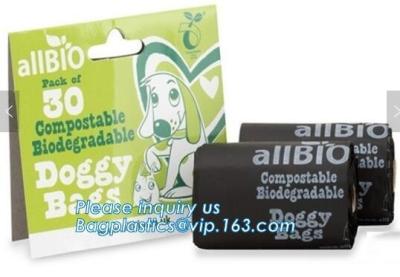 China Eco Friendly Dog Waste Pet Poop Bags Refill Rolls With Dipenser, Bone Shape Dispenser Eco Biodegradable Dog Poop Waste for sale