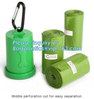 China Degradable Pet Waste Poop Bags Dog Cat Clean Up Refill Garbage Bag, Pet Waste Bag Outdoor Dog Cleaning Bags Biodegradabl for sale
