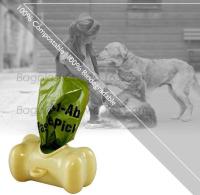 China Pet Dog Tail Holder Poo Pack Clip Waste Picker S L With 20pcs Dog Poop Bag, Custom Printed Paper Dog Poop Bags for sale