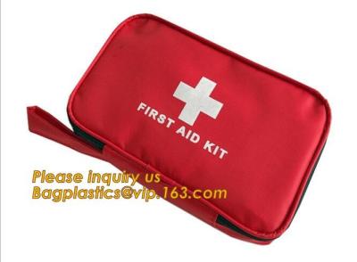 China emergency Medical Bag first aid pack mini,Family pack PE first aid adhesive bandage PE wound plaster waterproof PE band for sale