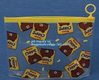 China vinyl toiletry zipper bag pvc slider bag custom zipper transparent slider eco-friendly travel pvc cosmetic bag for sale