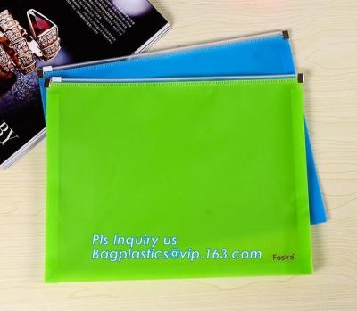 China slider zipper cosmetic makeup bag and pouch, Vinyl Pouch Bags With Zip,Plastic Zip Resealable Pouch, plastic stationery for sale