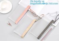 China Export to Japan silicone pencil bag, neoprene customized logo pencil bag, zipper lovely large capacity students learning for sale