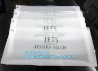 China plastic underwear packing pe k zipper slider bag, zipper bag vinyl toiletry zipper bag pvc slider bag, slider zipp for sale