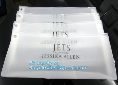 China plastic underwear packing pe k zipper slider bag, zipper bag vinyl toiletry zipper bag pvc slider bag, slider zipp for sale