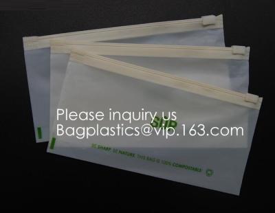 China 100% Biodegradable Corn Starch Bag Eco-Friendly PLA Zipper Pouch,Biodegradable, Recyclable, Waterproof, Smell Proof, Col for sale