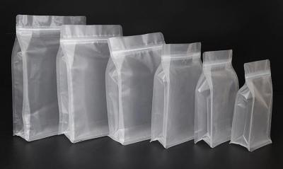 China Polypropylene bags, Soup Pouches, Roll Stock, Aluminum Foil Bags, Stand up Pouches Flat bottom 8 side gusset food grade for sale