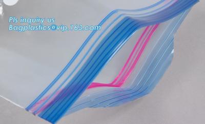 China PE Double zipper seal food storage fresh-keeping bags, custom double tracking k bag, Double track plastic moisture for sale