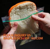 China Color box packing 50 count custom LDPE clear reclosable plastic k bag, zipper bag with red line on the top, bageas for sale