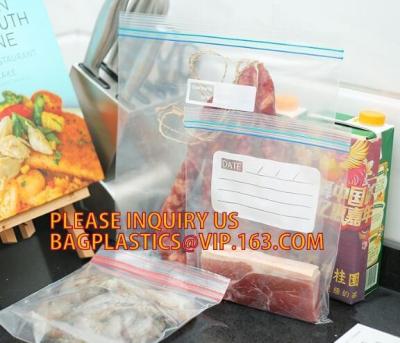 China Large k Resealable Zipper Jumbo size Plastic Storage poly Bags with white block to label, Double tracking k for sale