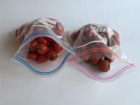 China Double zipper bpa free food grade liquid plastic breast milk storage bags, food double zip lock plastic packaging bags for sale
