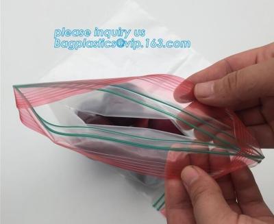 China color Double zipper food storage bags, custom products food grade clear matte stand up  storage bags food s for sale