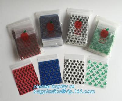 China reusable custom apple k bags, Mini apple plastic baggies, Recycled Clear Mini Heavy Duty k Bag apple baggie for sale