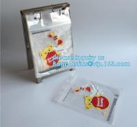 China food storage wicketed ldpe clear plastic zip lock bag with print, FDA Custom Food Grade Wicket Plastic k Bag, bage for sale