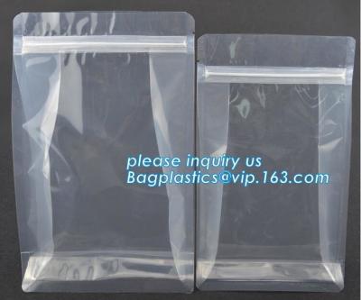 China Flexible food Packaging 8 sides sealed flat bottom gusset bag, Professional Production Plastic For Medication  Zip for sale