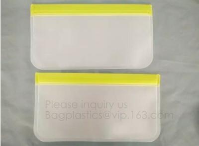 China Oem reusable eco friendly peva plastic k sandwich snack food storage bag,silicone k reusable sandwich storag for sale