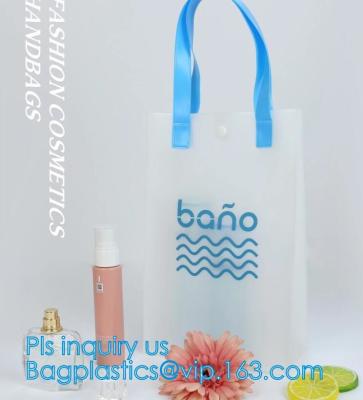 China Beach Lash Package Tote Shoulder Bag with Interior Pocket, Customized Large Clear PVC Tote Bag Beach Bag, Water Resistan for sale