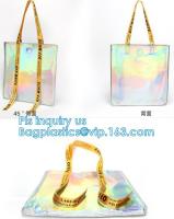 China Handbag Shoulder Tote Makeup Bag, Summer Beach Clear PVC Shoulder Bag DIY Transparent Tote Bag, PVC Swim Shoulder Bag Pa for sale