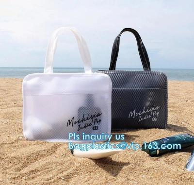 China cosmetic mesh zipper bag for promotional gifts and cosmetics, Nylon Mesh Makeup Cosmetic Bag Clear Mesh Make up Cosmetic for sale
