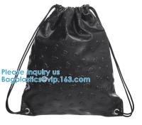 China Drawstring Leather Pu Backpack PU Hologram Drawstring Bag,cosmetics, promotion, shopping, supermarkets, gifts, apparel for sale