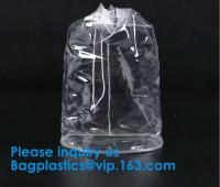 China PVC Transparent Drawstring Bag For Sports Cloth,Promotional Transparent PVC Clear Drawstring Backpack Bags Promotion Gif for sale