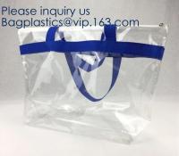 China Wholesale vinyl tote bag Women Fashion Red Heart Transparent Beach Shopping Clear Vinyl PVC Shopper,Vest Handles Bags Th for sale