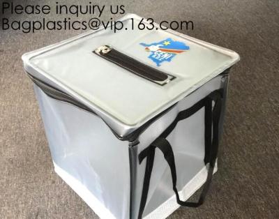 China Pvc Ballot Voting Box Ballot Zipper Bag PVC Folding Ballot Bag, Pallet Security Supply Bag, Turnover Box Nigeria Voting for sale
