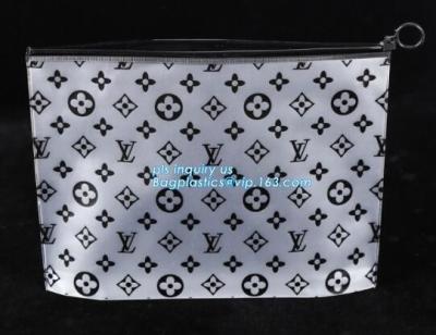 China durable clear PVC Slider zipper stand up bag, slider bag for packaging clothing,underwear, nut bag with slider k,a for sale