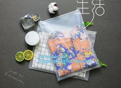 China costomize slider k pvc travel cosmetic bag, slider zipper bag with printing for clothes, Swimwear toiletry PVC Vin for sale