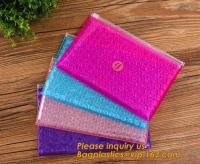 China Bubble k bag/bubble slider bag/bubble zipper bag customize color size printing,Bubble Padded Bag EPE/PO Film Bag E for sale