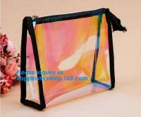 China Travel Transparent Exquisite Zippered Handbag PVC Waterproof Toiletry Case Clear PVC Bag Travel Toiletry Bag for sale