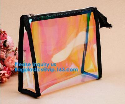 China Travel Transparent Exquisite Zippered Handbag PVC Waterproof Toiletry Case Clear PVC Bag Travel Toiletry Bag for sale