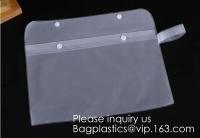 China Waterproof Matte Sliding Zipper Pvc Eva Bag With Logo Printing,Eco-friendly Heat Seal Frosted EVA Cosmetic Bags With Sna for sale