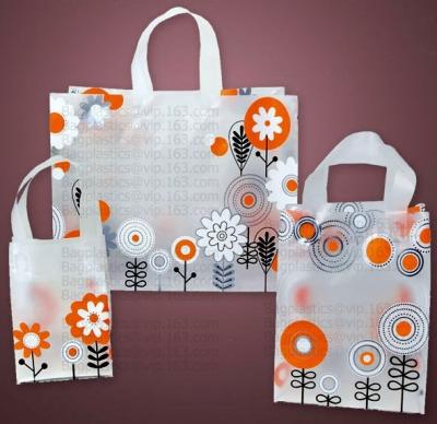 China Wholesale Die Cut Handle Eco-Friendly Custom Design Shopping Gravure Printing Groceries Plastic Bags With Logo bagease for sale