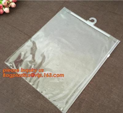 China Underwear Packaging Hanger Slider Zipper Hanger Hook Bag For Men'S Box Underwear Packaging Bagplastics Bagease for sale