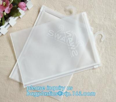 China Hook Bag Hanger Bag For Underwear Pack, PVC Plastic Packing Zipper Bag With Hanger Clear Bag Hanger for sale