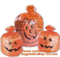 China halloween pumpkin bag/ Halloween ghost leaf bags / large halloween gift bag,Garden Halloween Leaf Bags Giant Pumpkin Law for sale