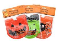 China halloween treat bags,Decoration gift tote sack halloween treat candy bag,Pumpkin & Ghost & Bat & Frankenstein & Vampire for sale