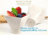China Wheat straw Compostable PLA eco-friendly biodegradable plastic cups,2.5 oz 4oz 6.5oz 8oz 12 oz 16oz 20oz 22oz 32oz Sugar for sale