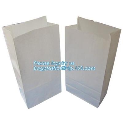 China wholesale bread paper bag for customer blank paper bag,greaseproof printed bakery bread packaging plastic paper bags wit for sale