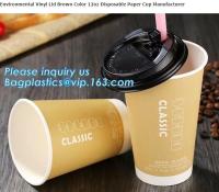 China 12oz PLA paper cup from China supplier,double wall paper cup printed disposable paper cup for coffee, BAGPLASTICS, BAGEA for sale