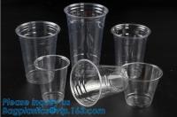 China Elegant Shape Drinking Straw Promotional Cups With Straws Single Wall Plastic Cup,double wall custom plastic cups no min for sale