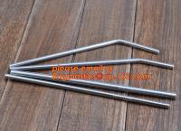 China Diameter 6 mm 215 mm long stainless steel straw in bulk package,Stainless Steel Drinking Straws with Premium Aluminum Ca for sale