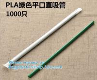 China Disposable Plastic Compostable Straw Biodegradable Flexible PLA Drinking Straw Wholesale,Eco-Friendly Biodegradable Comp for sale