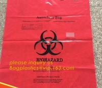 China Biohazard Waste Garbage Bag, hazardous waste yellow plastic bag asbestos garbage bag, biohazard zipper bag, bagease, pac for sale