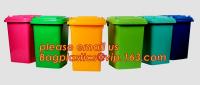 China Heavy duty 50L low price dustbin for rubbish/trash bin for sale/movable waste bin, Wall Mounted Can Pino Public Standing for sale