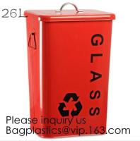 China Kitchen/Home/Household/Outdoor/Recycling,Copper Garbage Can Tin Garbage Bin,Pedal Tin Waste Bin,galvanized metal Tin gar for sale