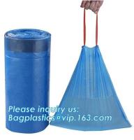 China Bio Recycling & Degradable Strong Rubbish Bags Bathroom Trash Can Liners for Bedroom Home Kitchen Office Car Waste Bin for sale